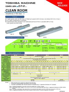 Product - Shibaura Machine Clean Room Cartesian Robots | A3