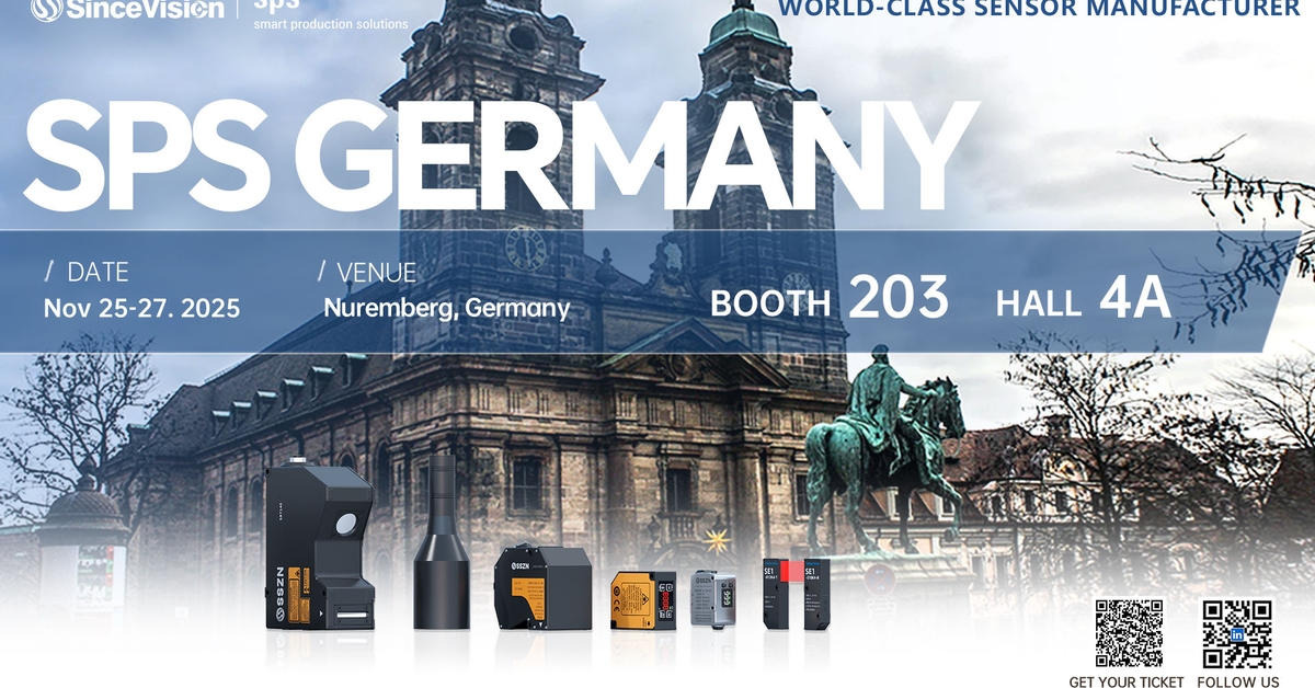 News: SinceVision Brings Smart Vision Sensor Innovations to SPS Germany ...