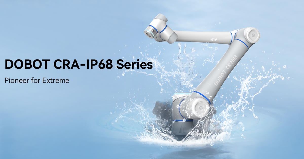 News: Dobot New-releasing CRA-IP68 Series: Highly Adapt to the Harsh Environments
