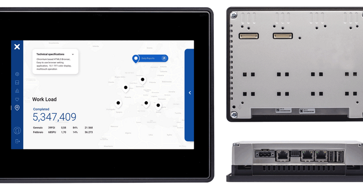 News: The eX707M Web New Industrial HMI from Exor features Integrated ...