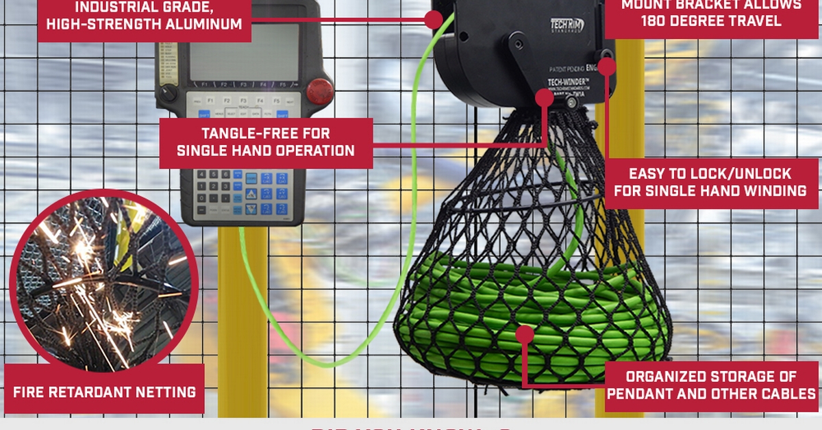 Product - Tech-winder cable storage industrial strength cable reel