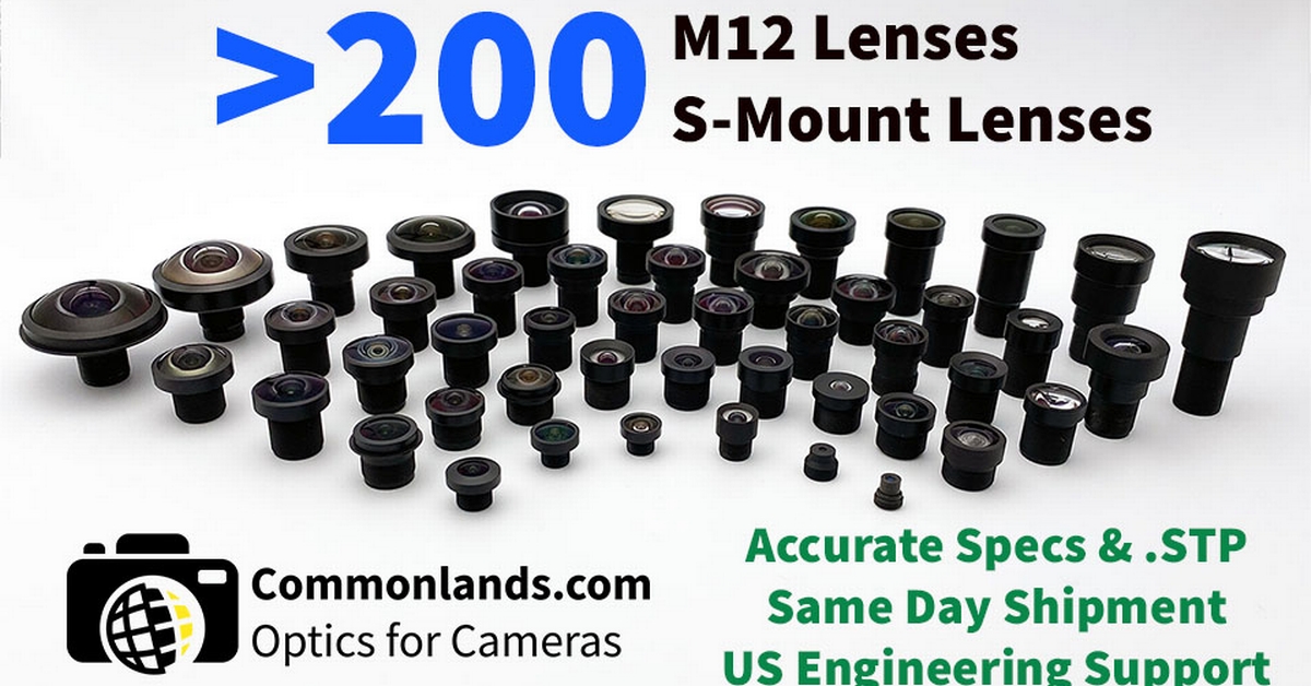 Videos: Select an M12 Lens (S-Mount Lens) for Machine Vision