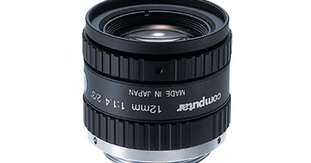 Product - 2/3 inch 12mm f1.4 w/locking iris & focus, 1.5 megapixel, C ...