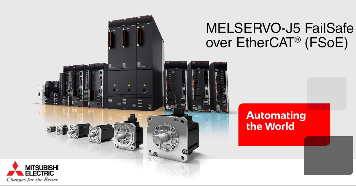 News: Servo Amplifier Support for Fail Safe over EtherCAT® (FSoE)