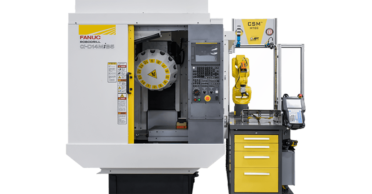 Product - Robot with CNC Machine Tending Training Cell