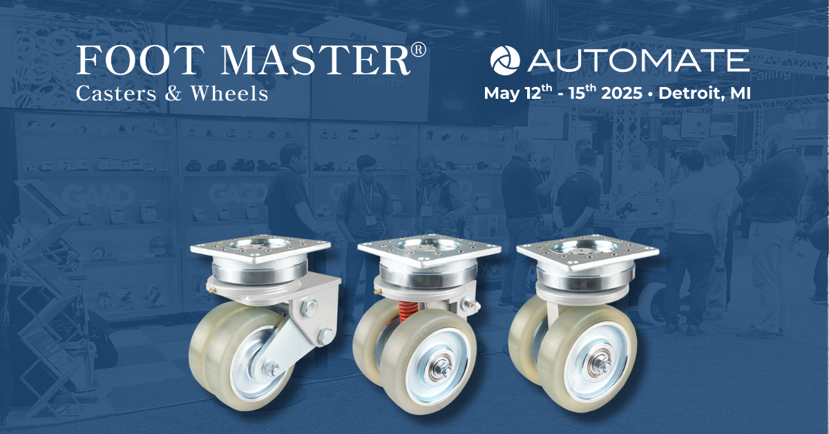 News: Foot Master Unveils All-in-One AGV/AMR Caster Series at Automate 2025