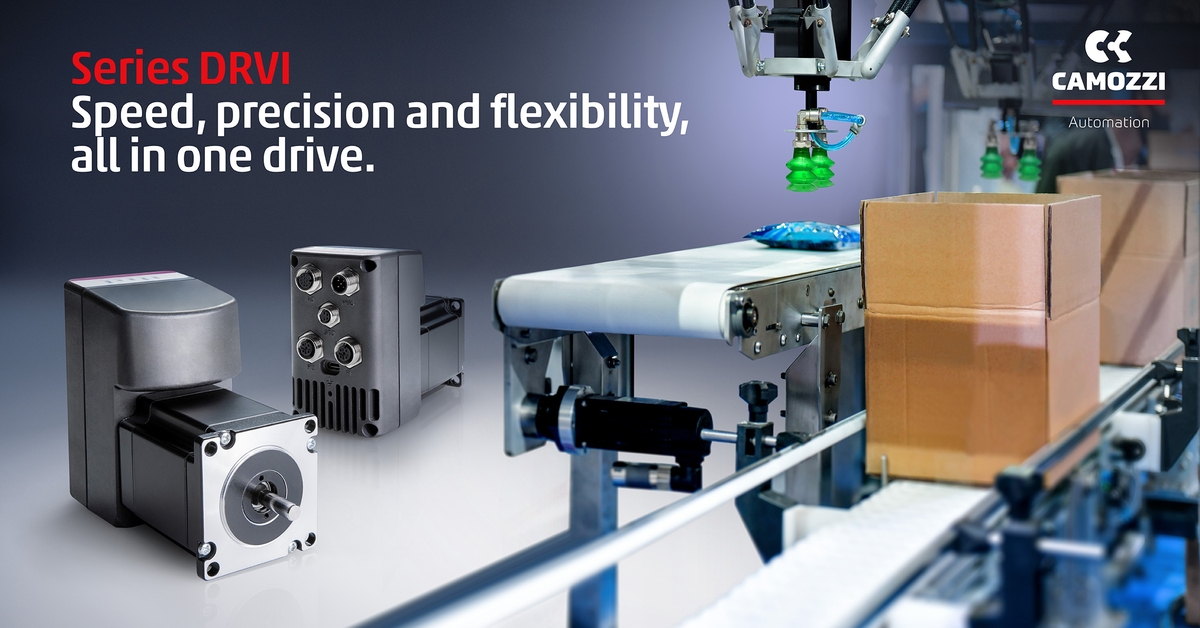 Videos: Camozzi Series DRVI: High-Performance control drive | Camozzi Automation