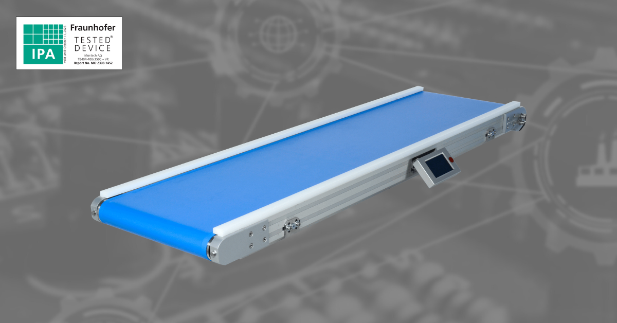 Product - Montech Cleanroom Belt Conveyors: For Sensitive Environments