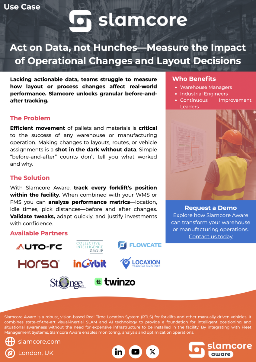 Case Studies: Slamcore Aware - Monitoring Operational Changes ...