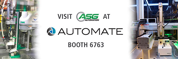 News: ASG Automation to Exhibit at Automate 2019 in Chicago, IL